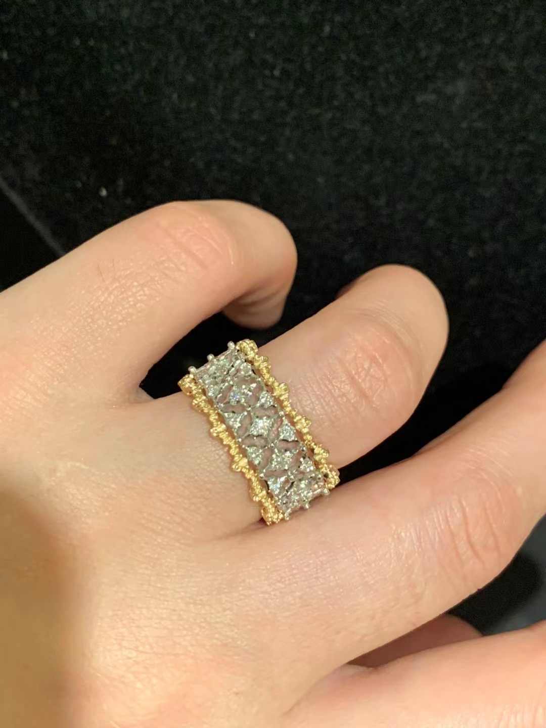 Buccellati Ring ,Diamonds - Diamond craftsman